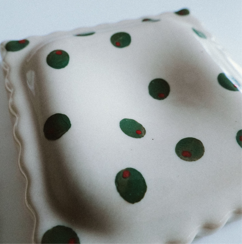 Handmade Kitchen Raviolis spoon rest | Boo Boo Clay – BooBooClay