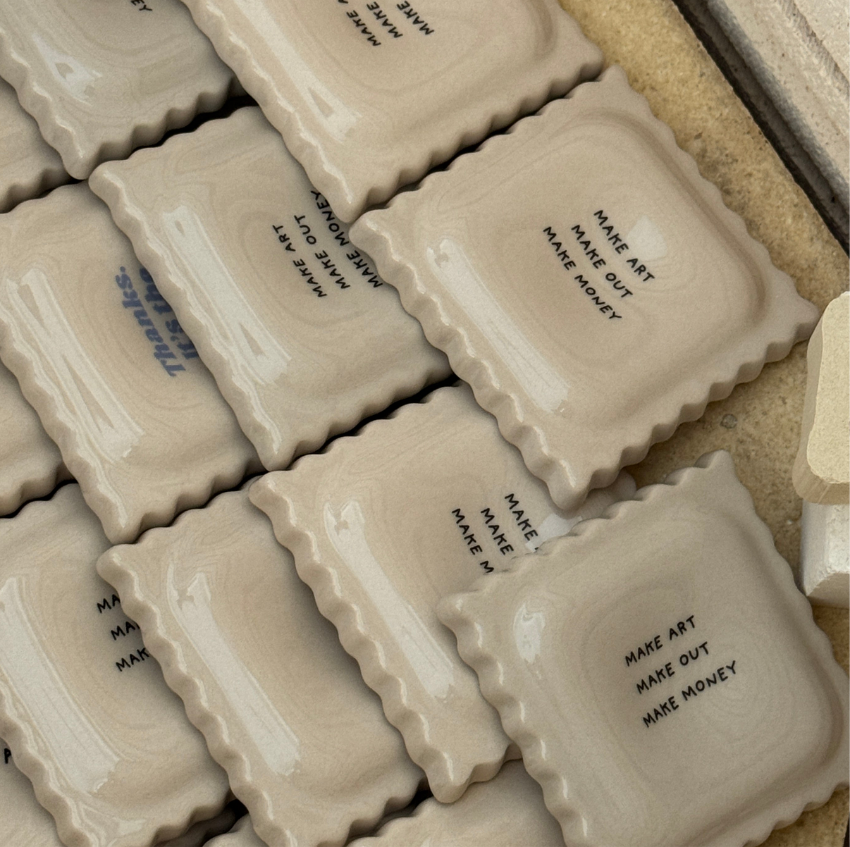 Raviolis Notes Spoon Rest – BooBooClay