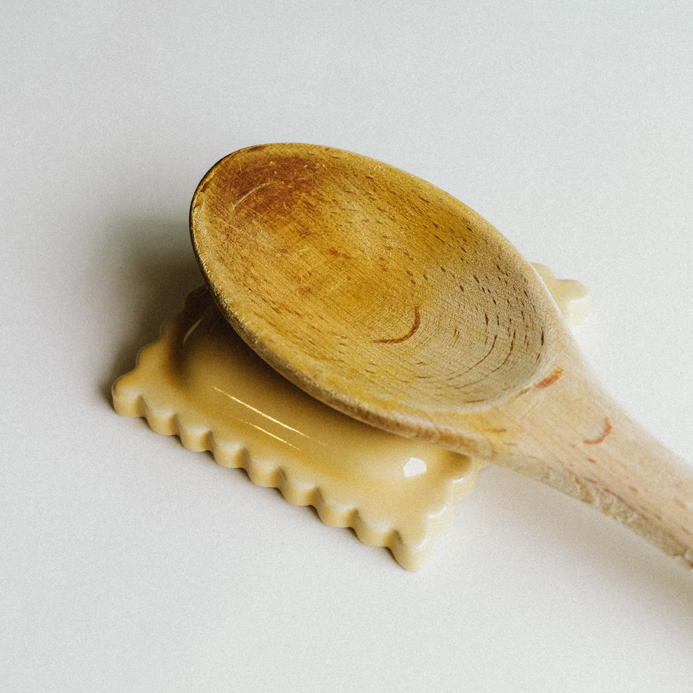 Handmade Kitchen Raviolis spoon rest | Boo Boo Clay – BooBooClay